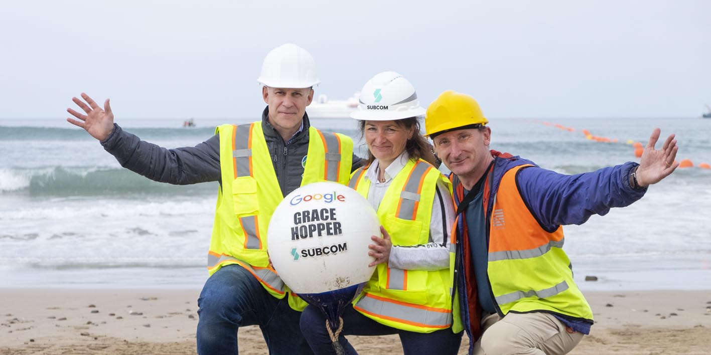 Grace Hopper subsea cable lands in the UK – in pictures - The Tech Capital