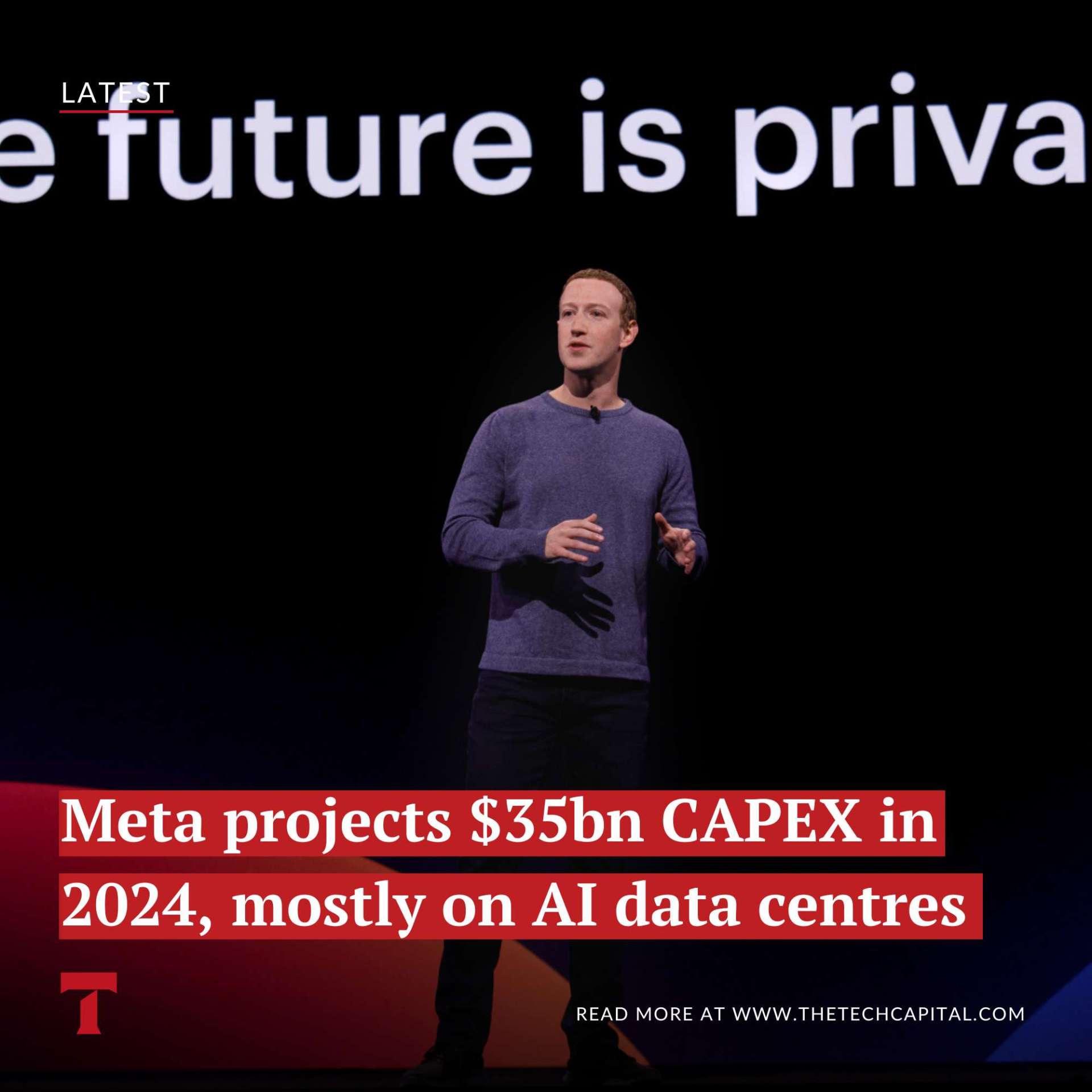 Meta projects $35 Billion expenditure in 2024, mostly on AI data ...