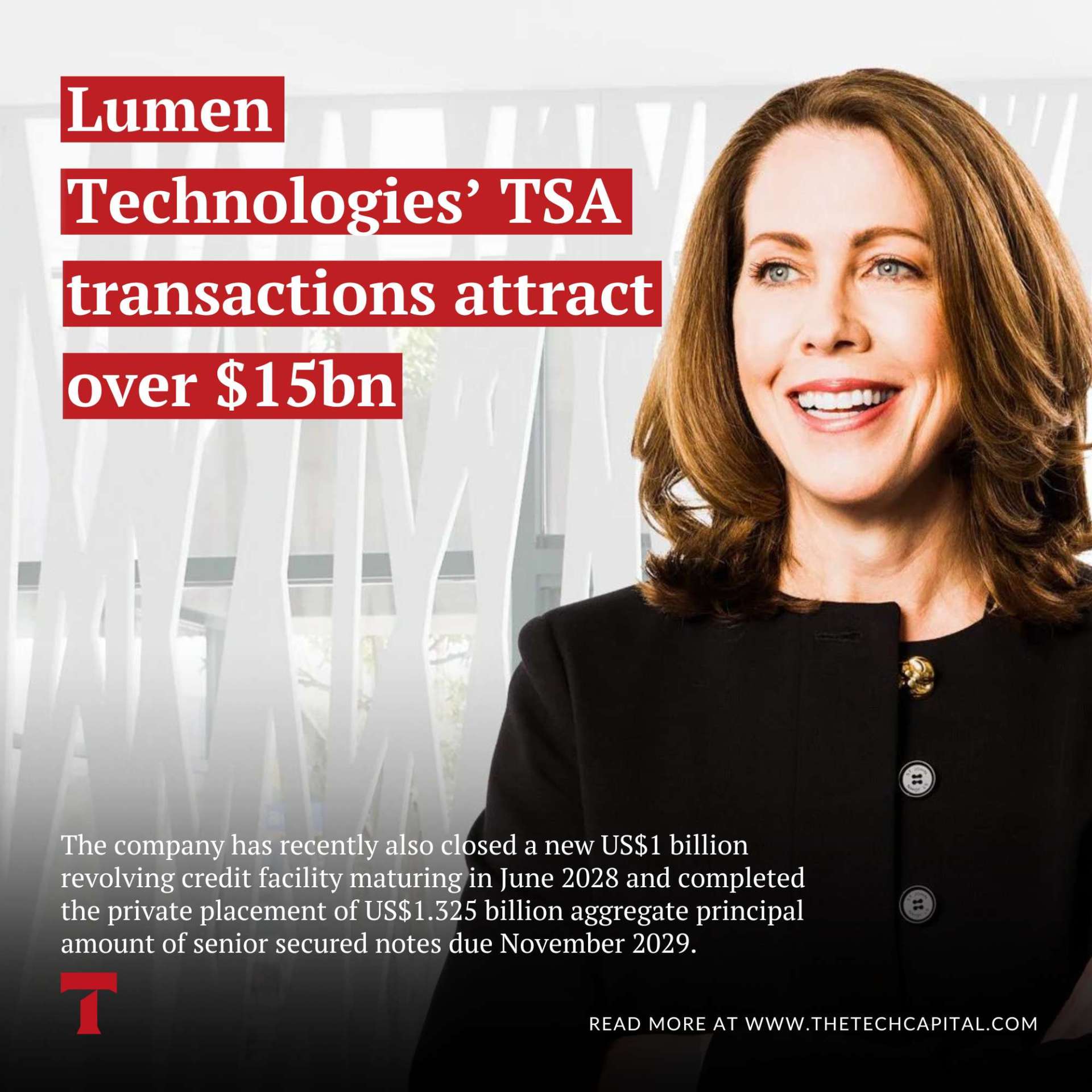 Lumen Technologies’ TSA transactions attract over $15bn - The Tech Capital