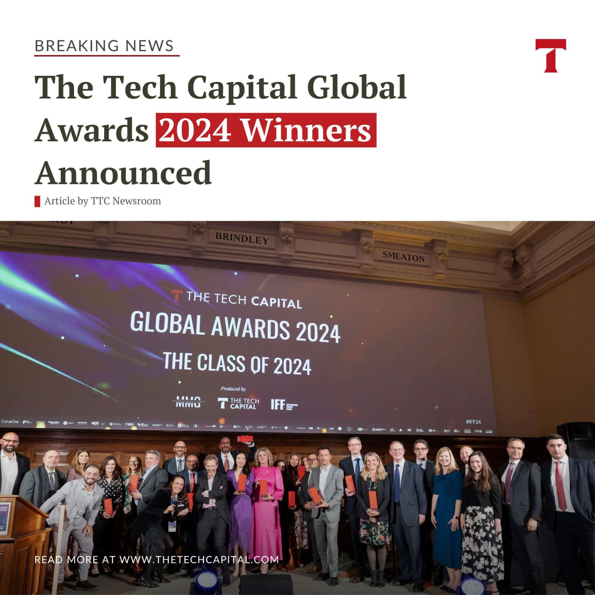 The Tech Capital Global Awards 2024 Winners Announced - The Tech Capital
