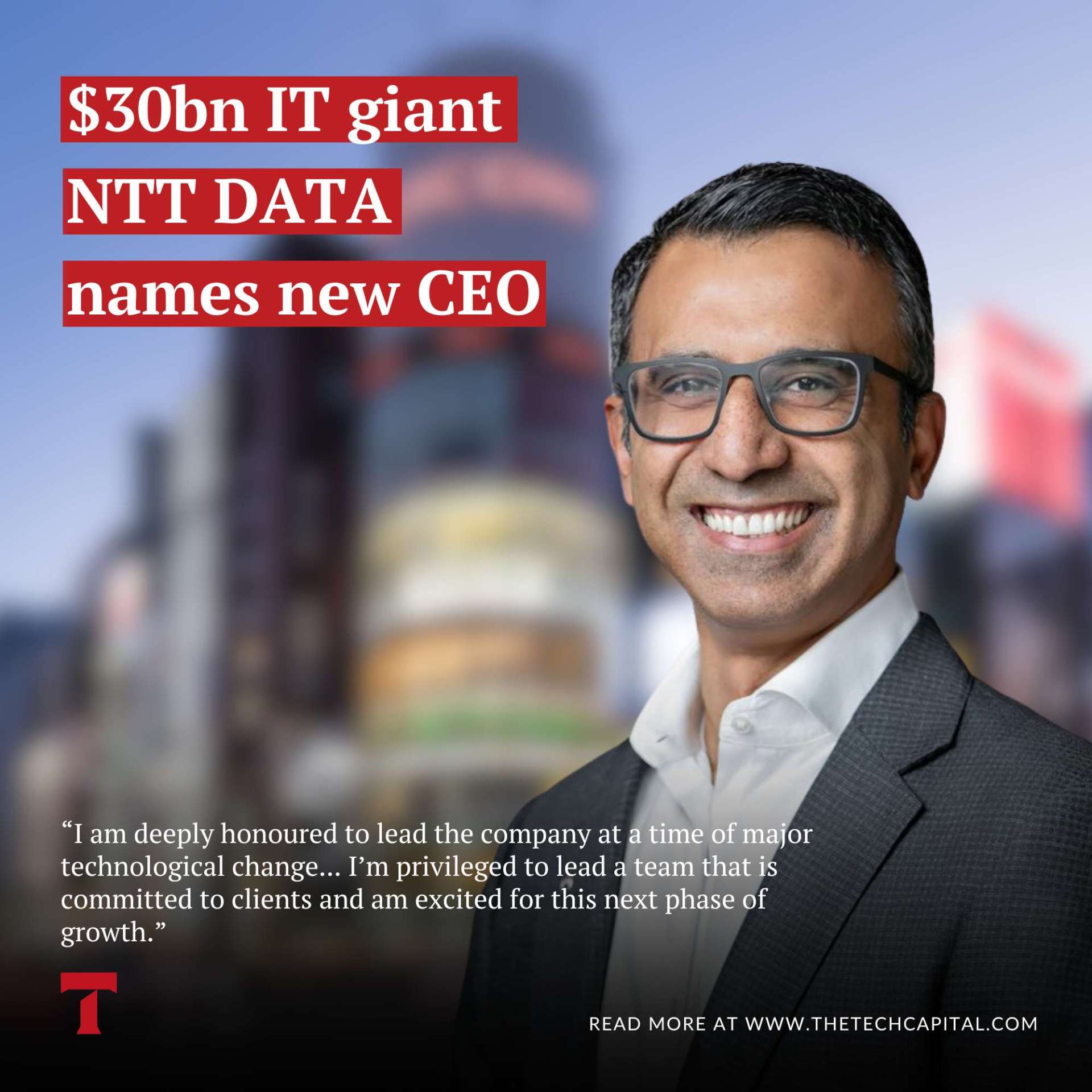 $30bn IT giant NTT DATA names new CEO - The Tech Capital