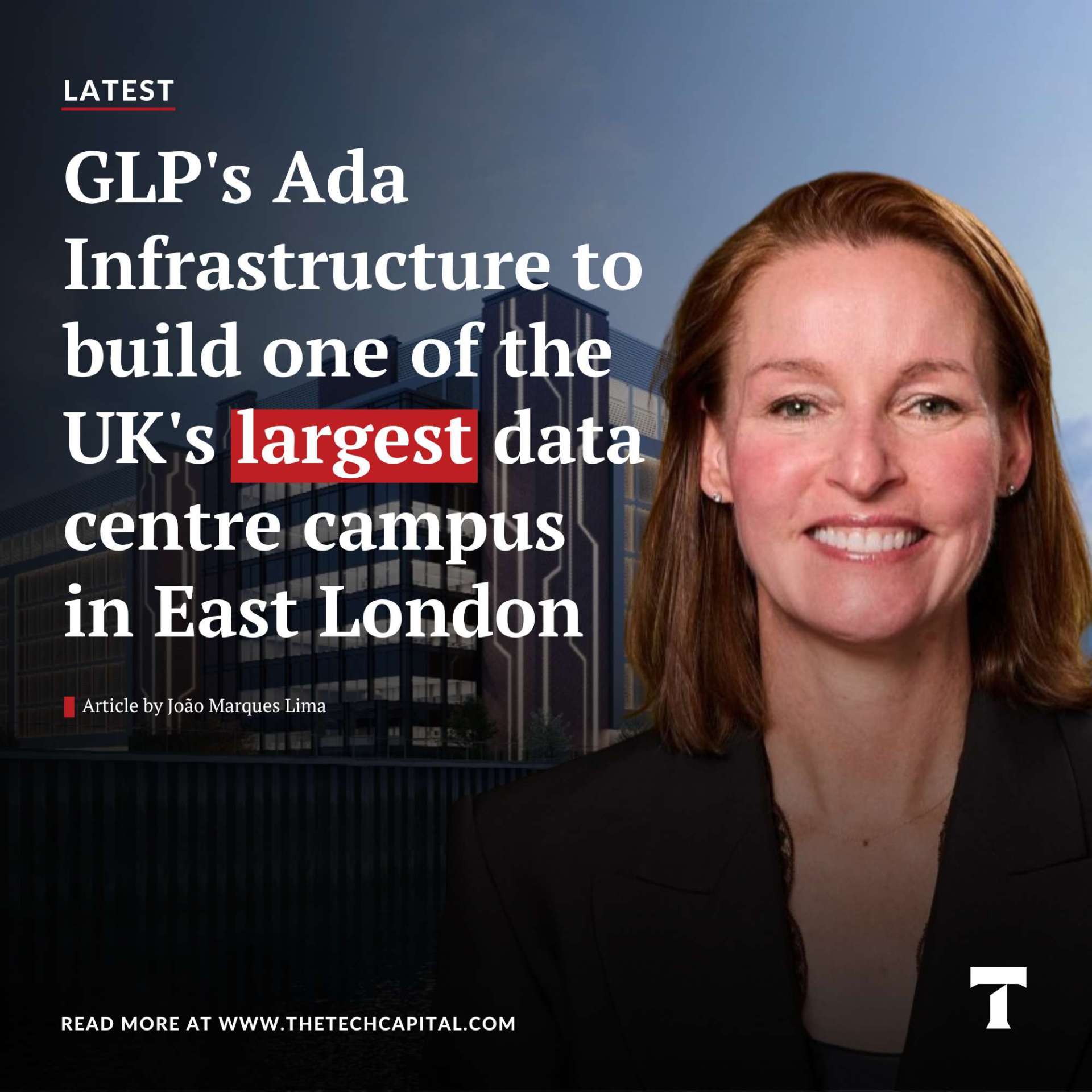 GLP's Ada Infrastructure to build one of the UK's largest data centre ...