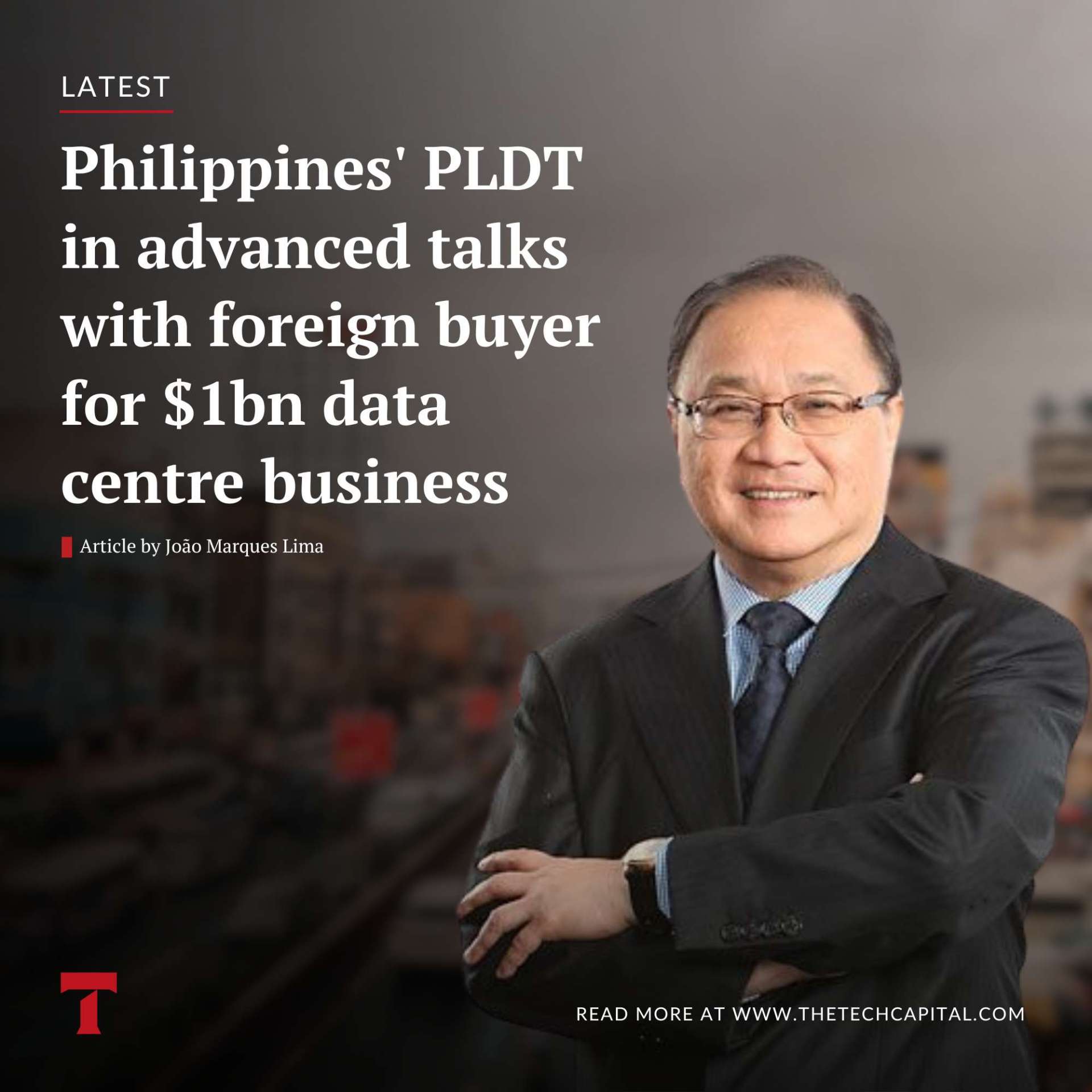Philippines' PLDT in advanced talks with foreign buyer for $1bn data ...