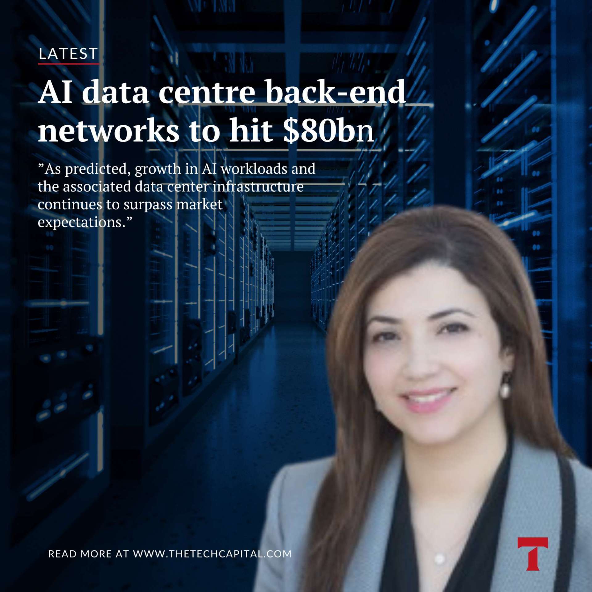 AI data centre back-end networks to hit $80bn - The Tech Capital
