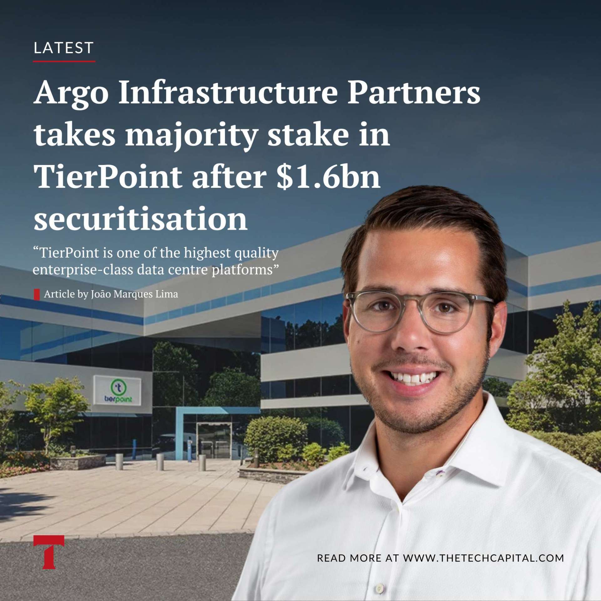 Argo Infrastructure Partners takes majority stake in TierPoint after $1 ...