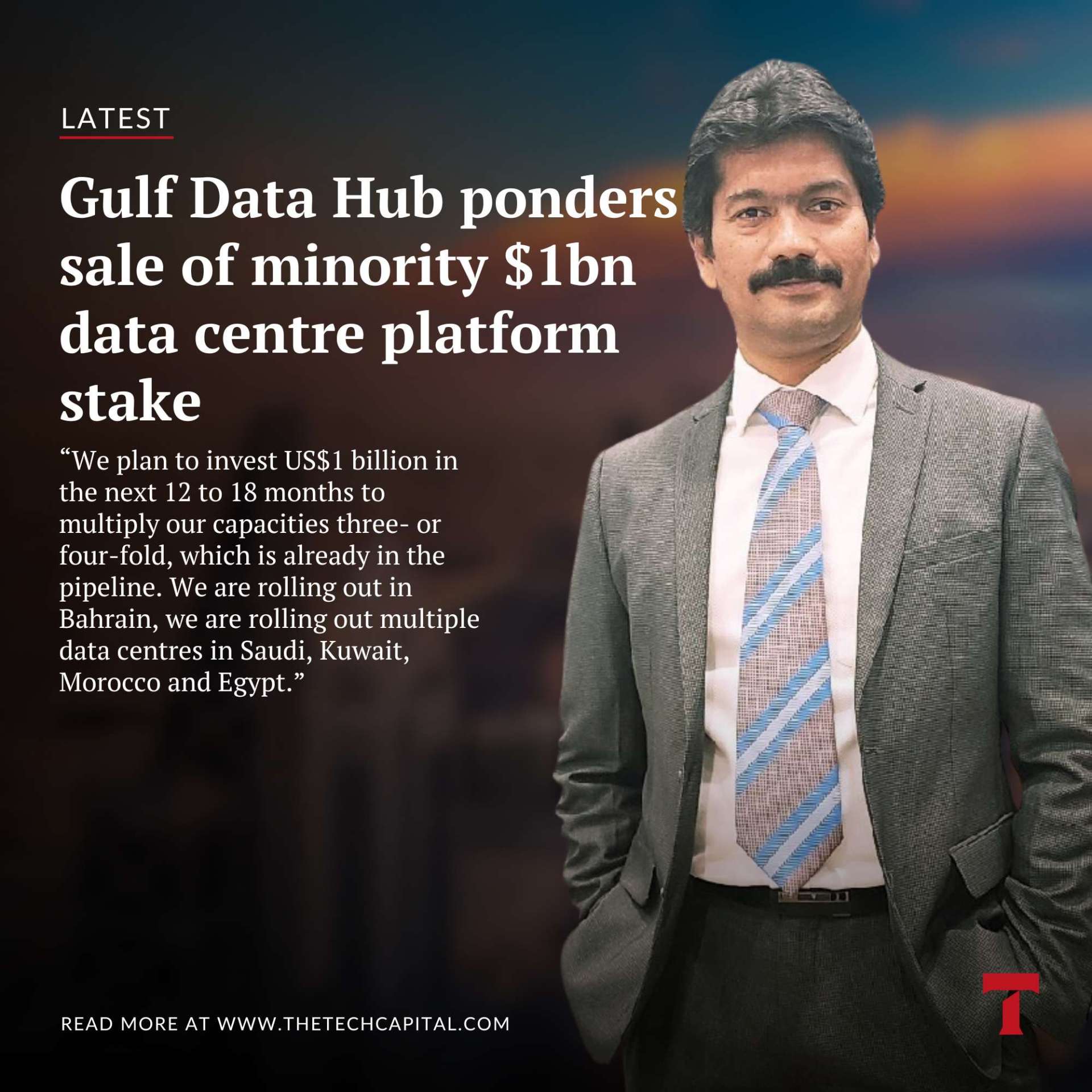 Gulf Data Hub ponders sale of minority $1bn data centre platform stake ...