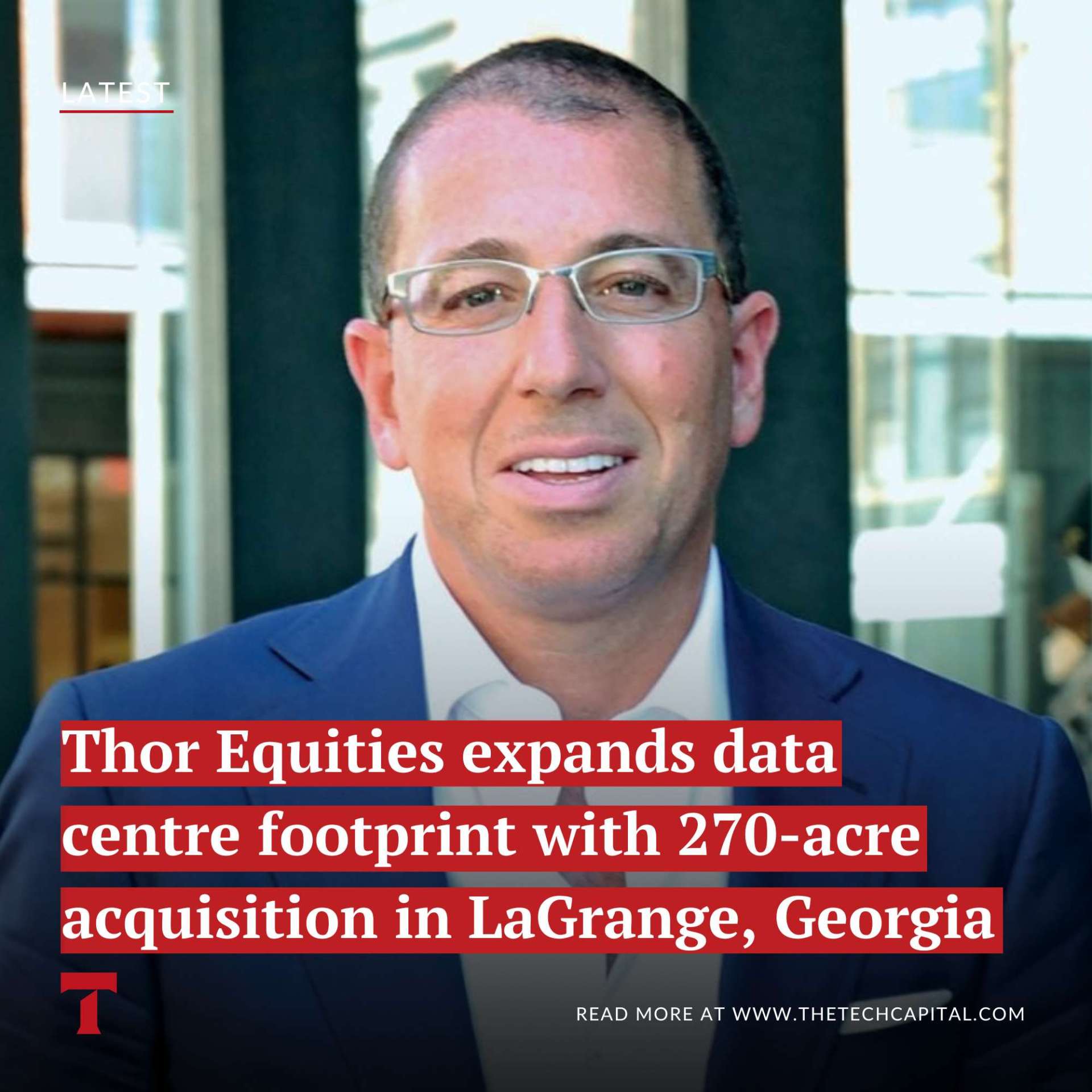 Thor Equities expands data centre footprint with 270-acre acquisition ...