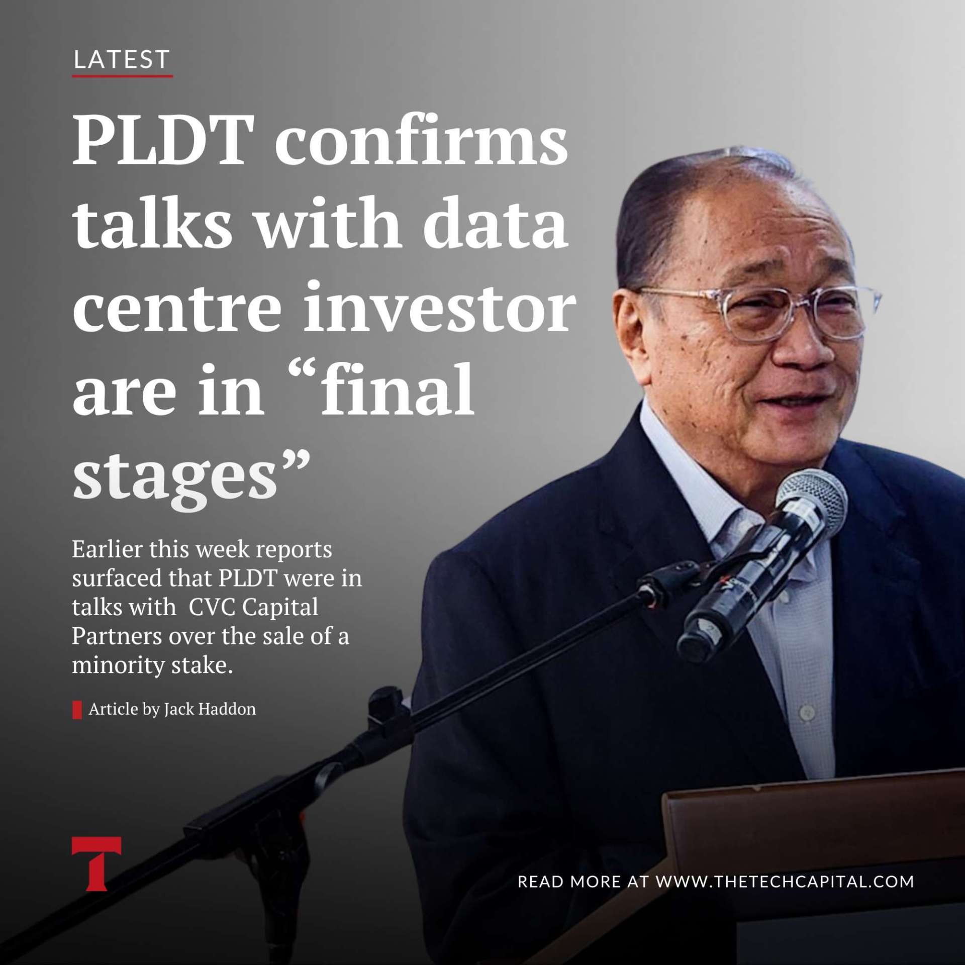 PLDT confirms talks with data centre investor are in “final stages ...