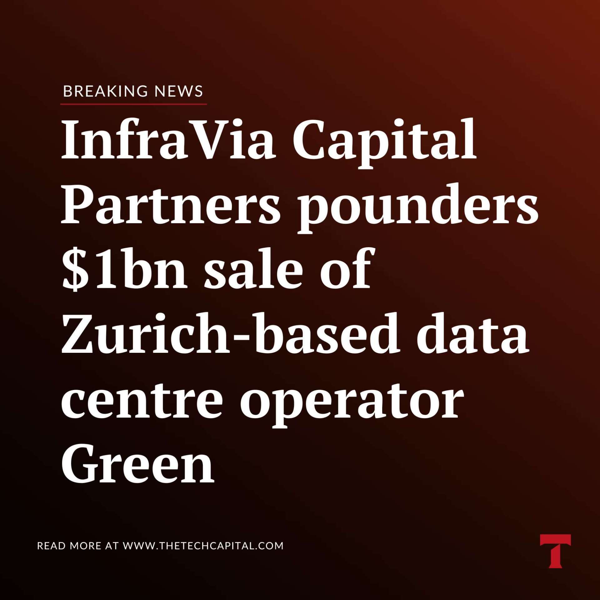InfraVia Capital Partners ponders $1bn sale of Zurich-based data centre ...