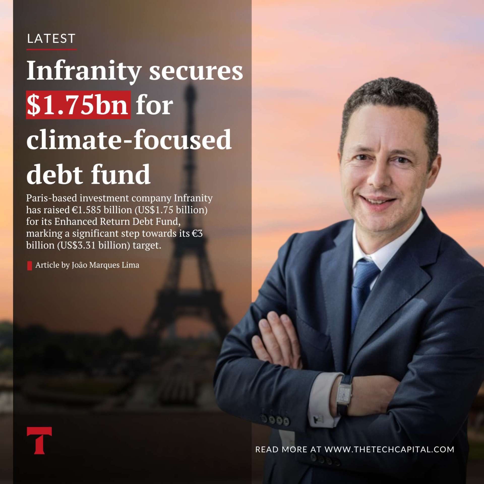 Infranity secures $1.75bn for climate-focused debt fund - The Tech Capital