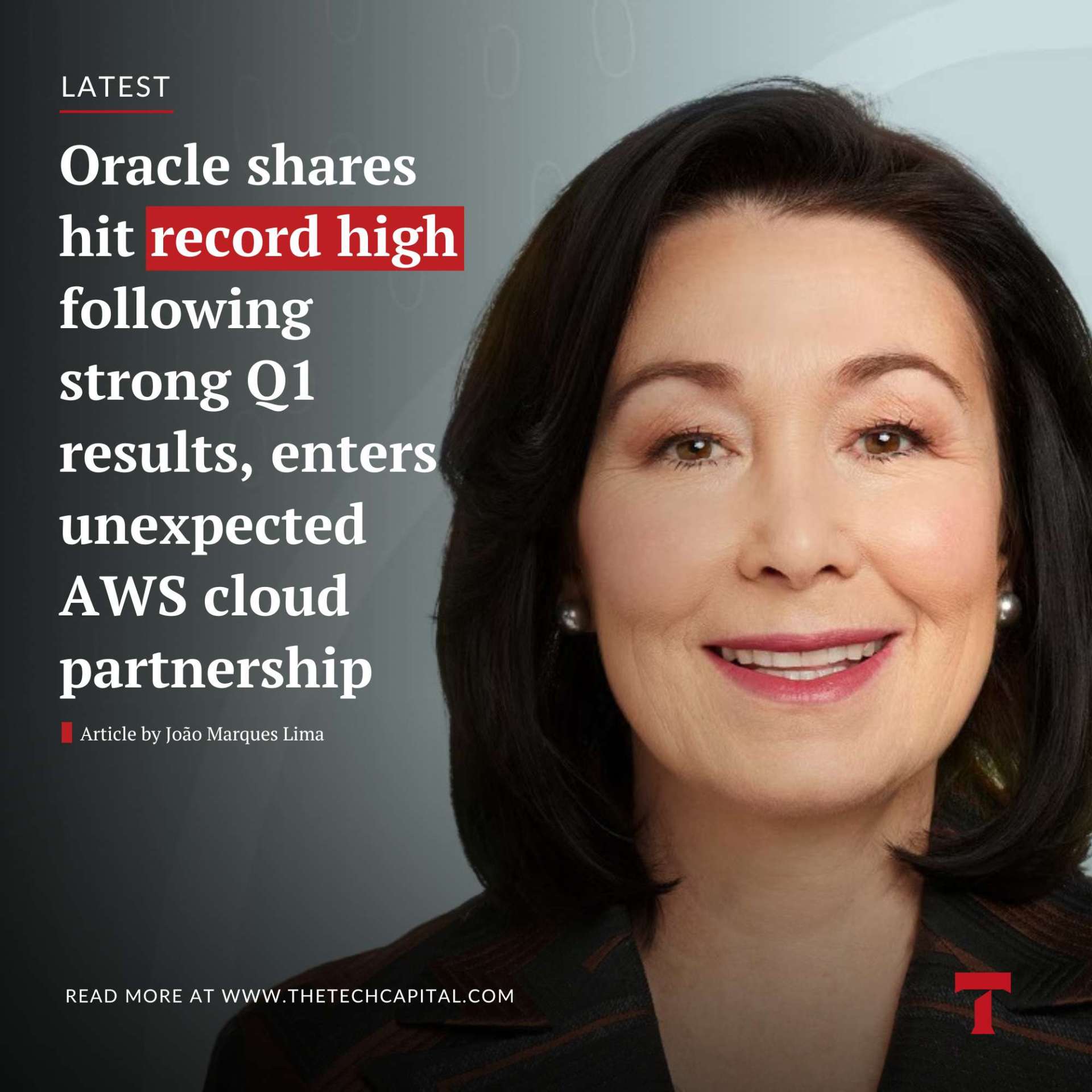 Oracle shares hit record high following strong Q1 results, enters ...