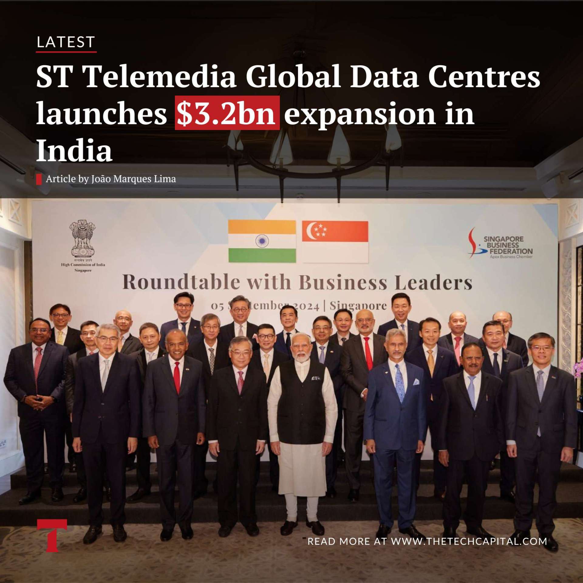 ST Telemedia Global Data Centres launches $3.2bn expansion in India ...