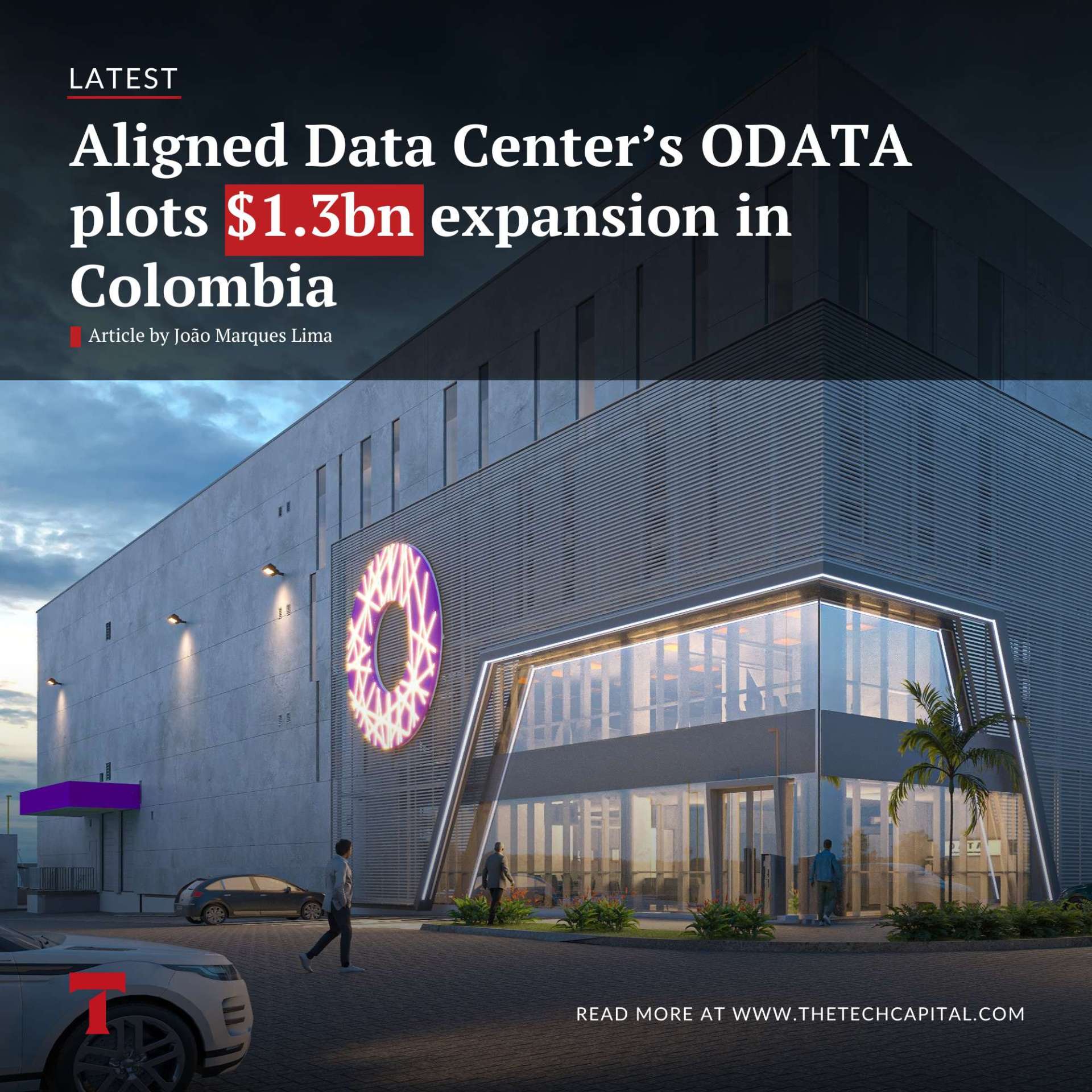 ODATA plots $1.3billion expansion in Colombia
