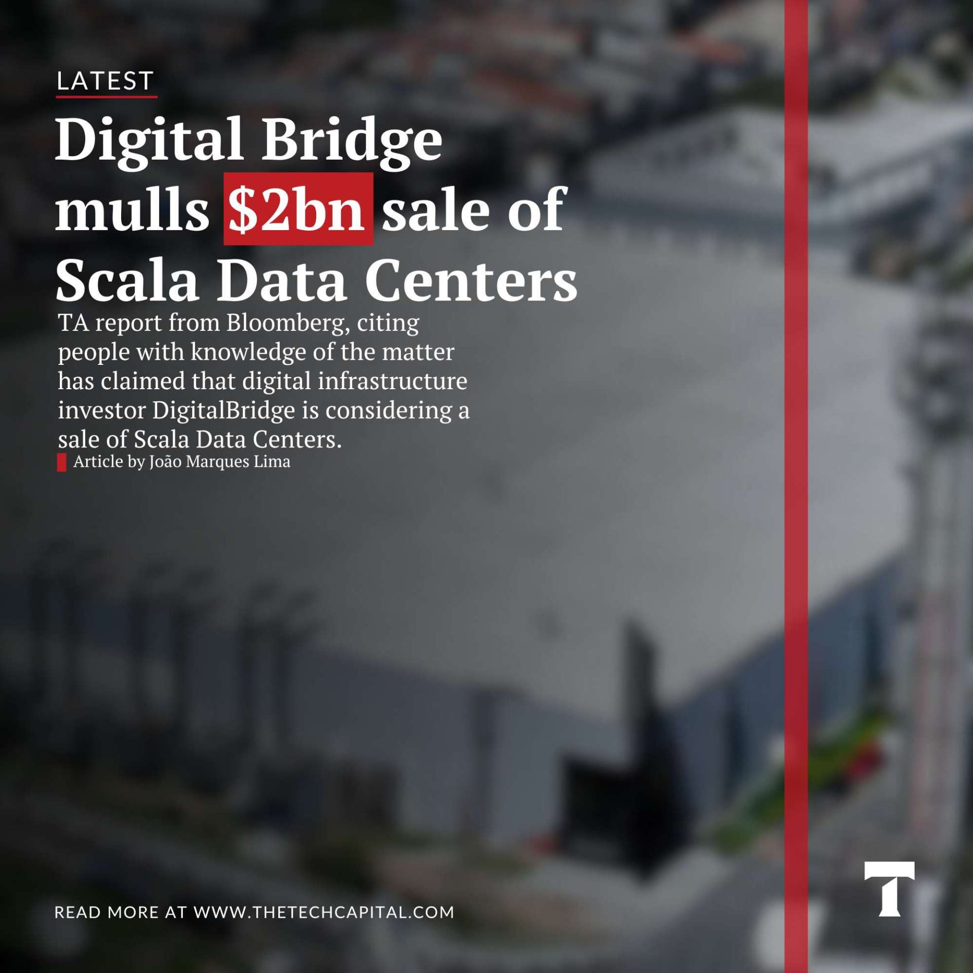 Digital Bridge mulls $2 billion sale of Scala Data Centers - The Tech ...
