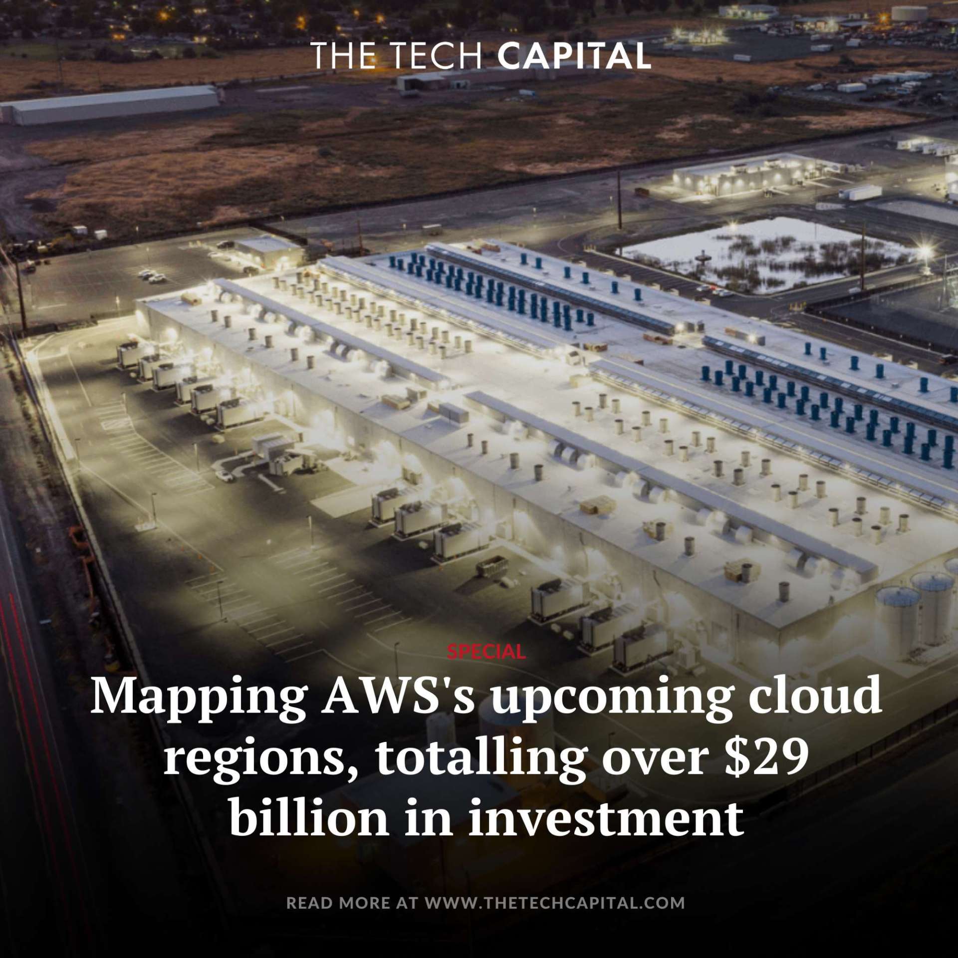 AWS's upcoming cloud regions represent $29 billion in investment