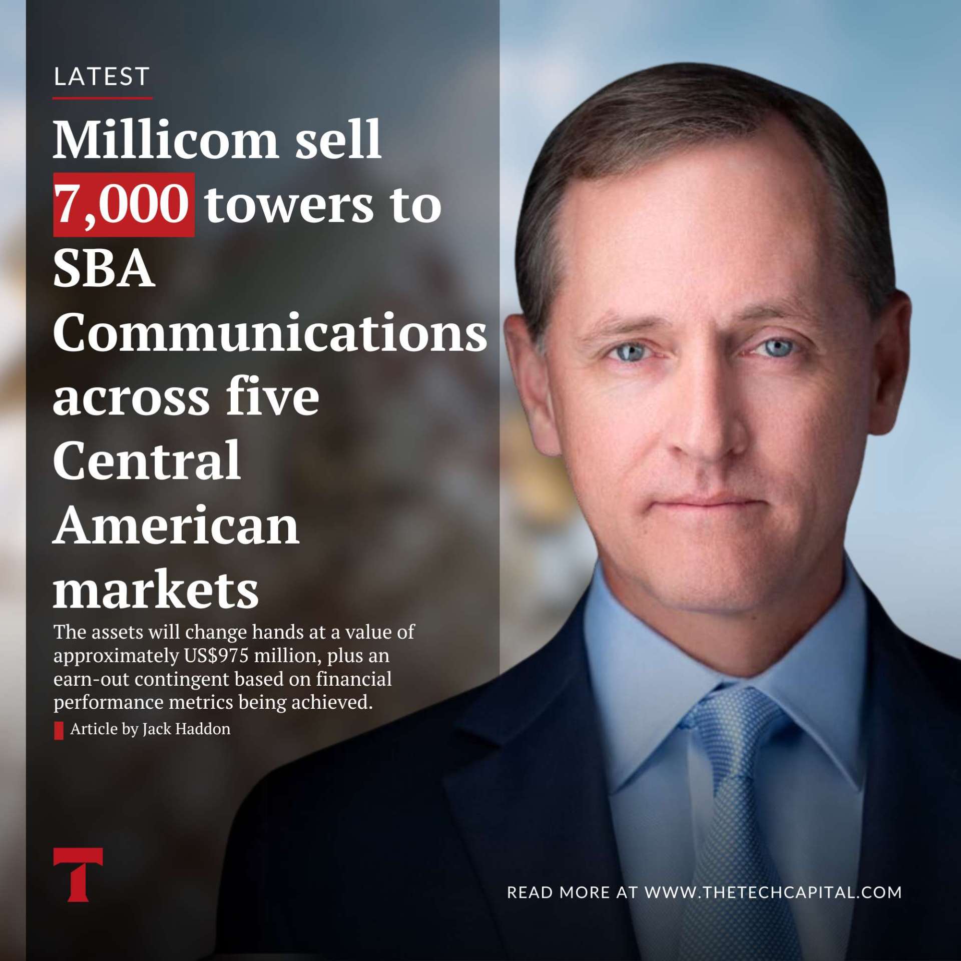 Millicom sell 7,000 towers to SBA Communications across five Central ...