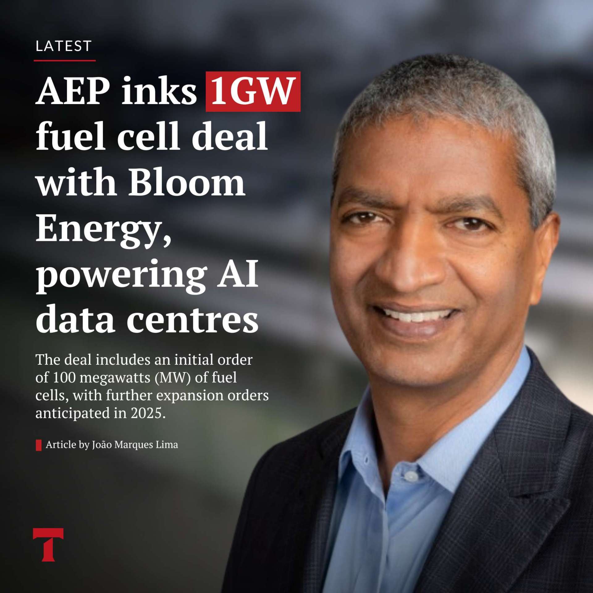 AEP inks 1GW fuel cell deal with Bloom Energy