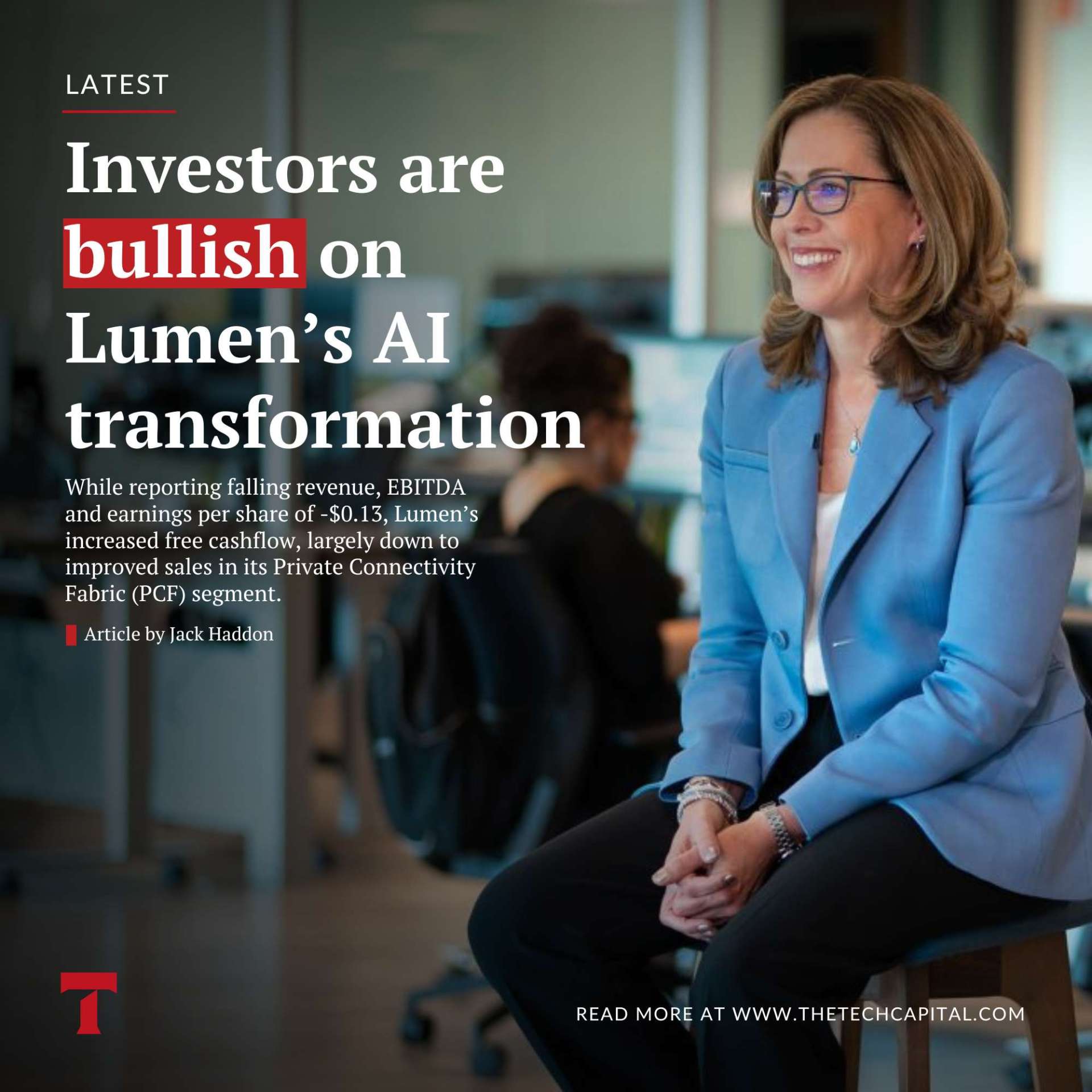 Investors are bullish on Lumen’s AI transformation - The Tech Capital