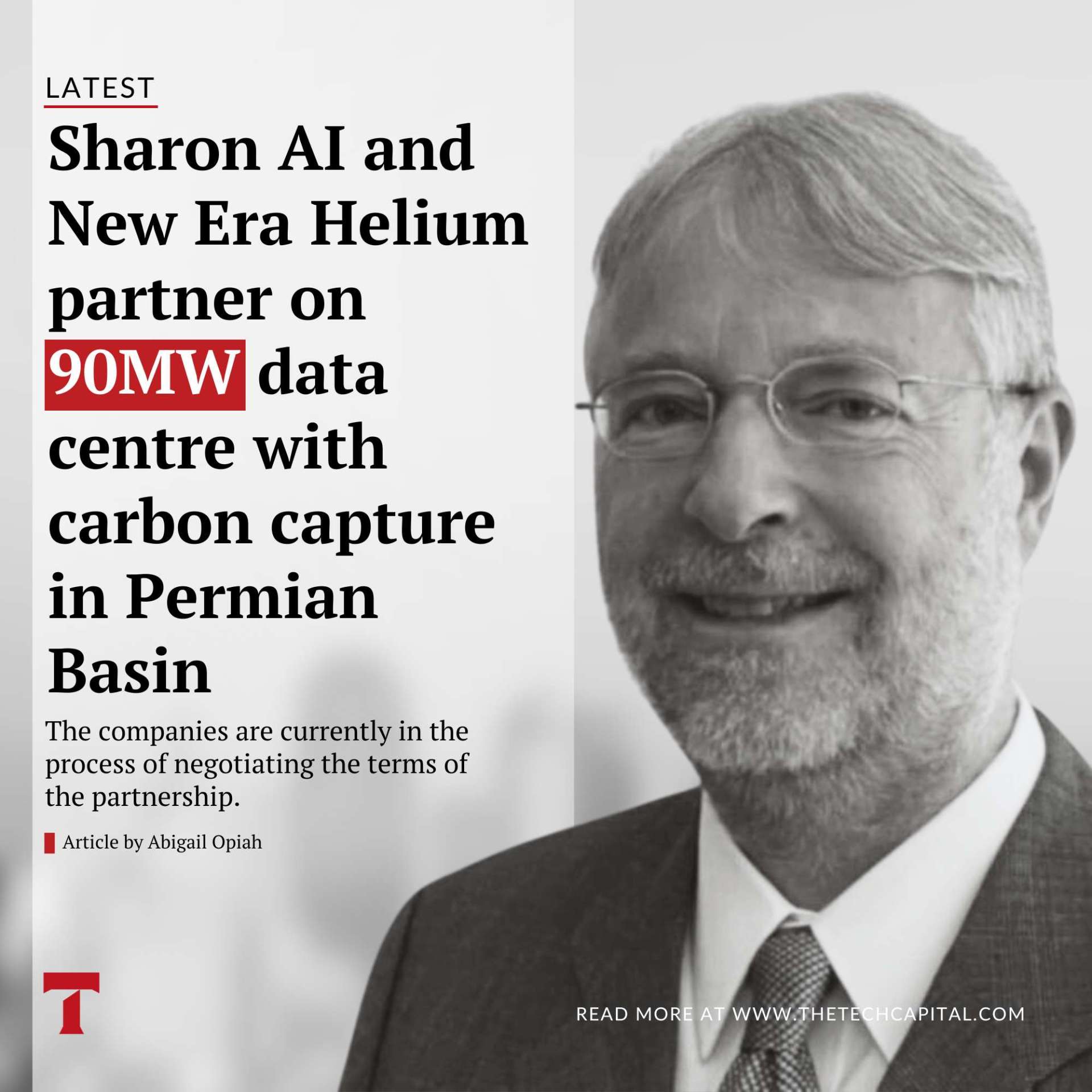 Sharon AI and New Era Helium partner on 90MW data centre with carbon capture in Permian Basin ...