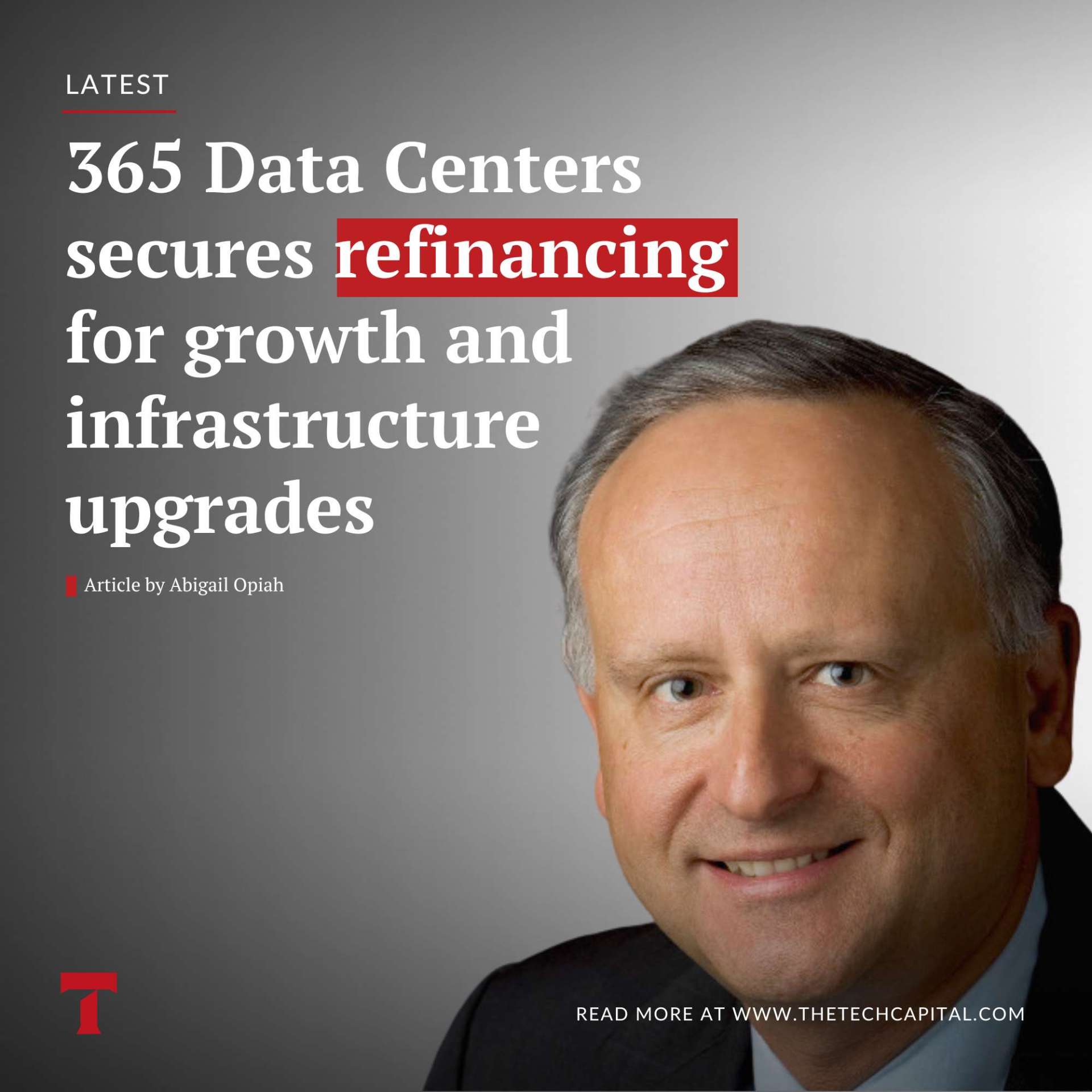 365 Data Centers Secures Refinancing For Growth And Infrastructure