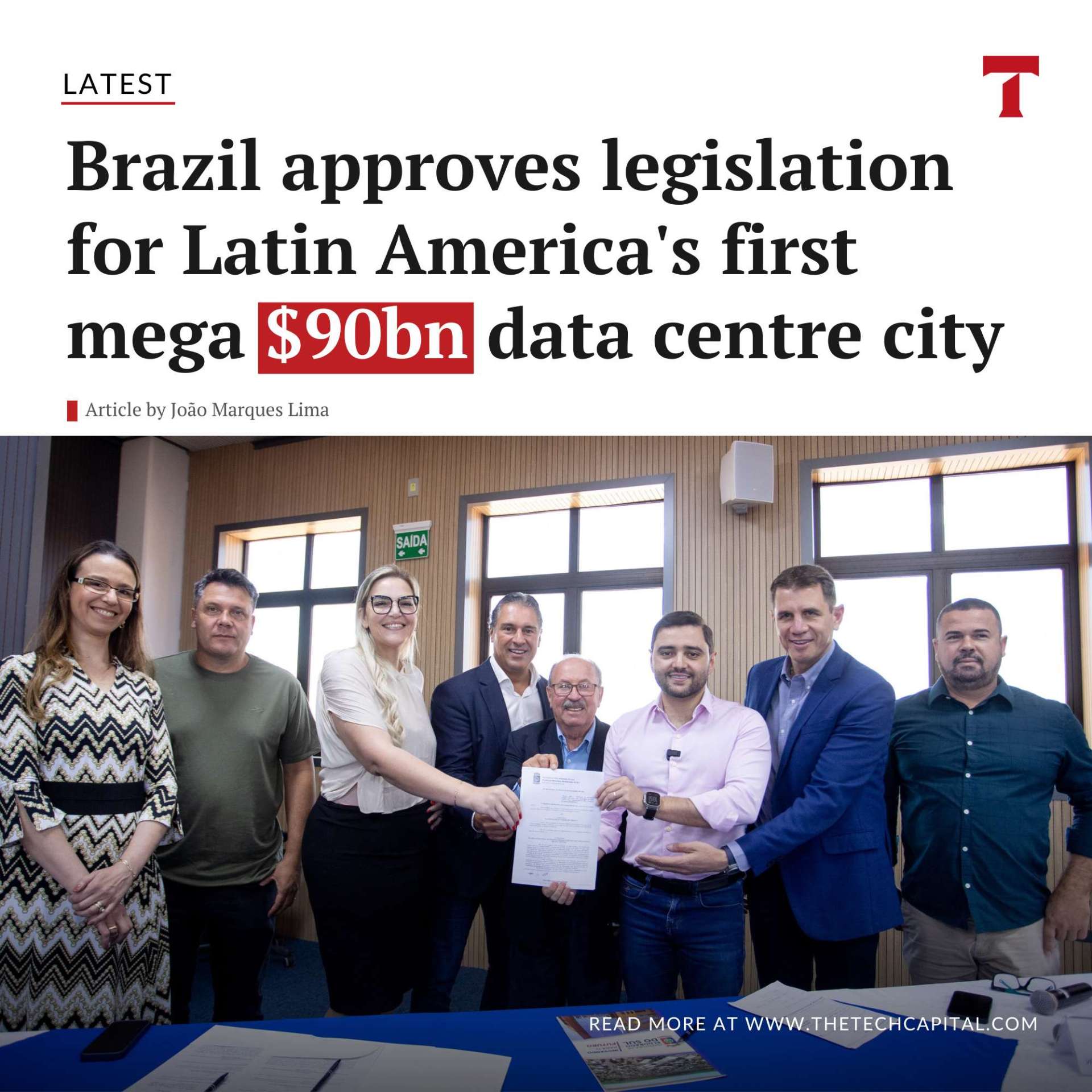 Brazil approves legislation for Latin America's first mega $90bn data ...