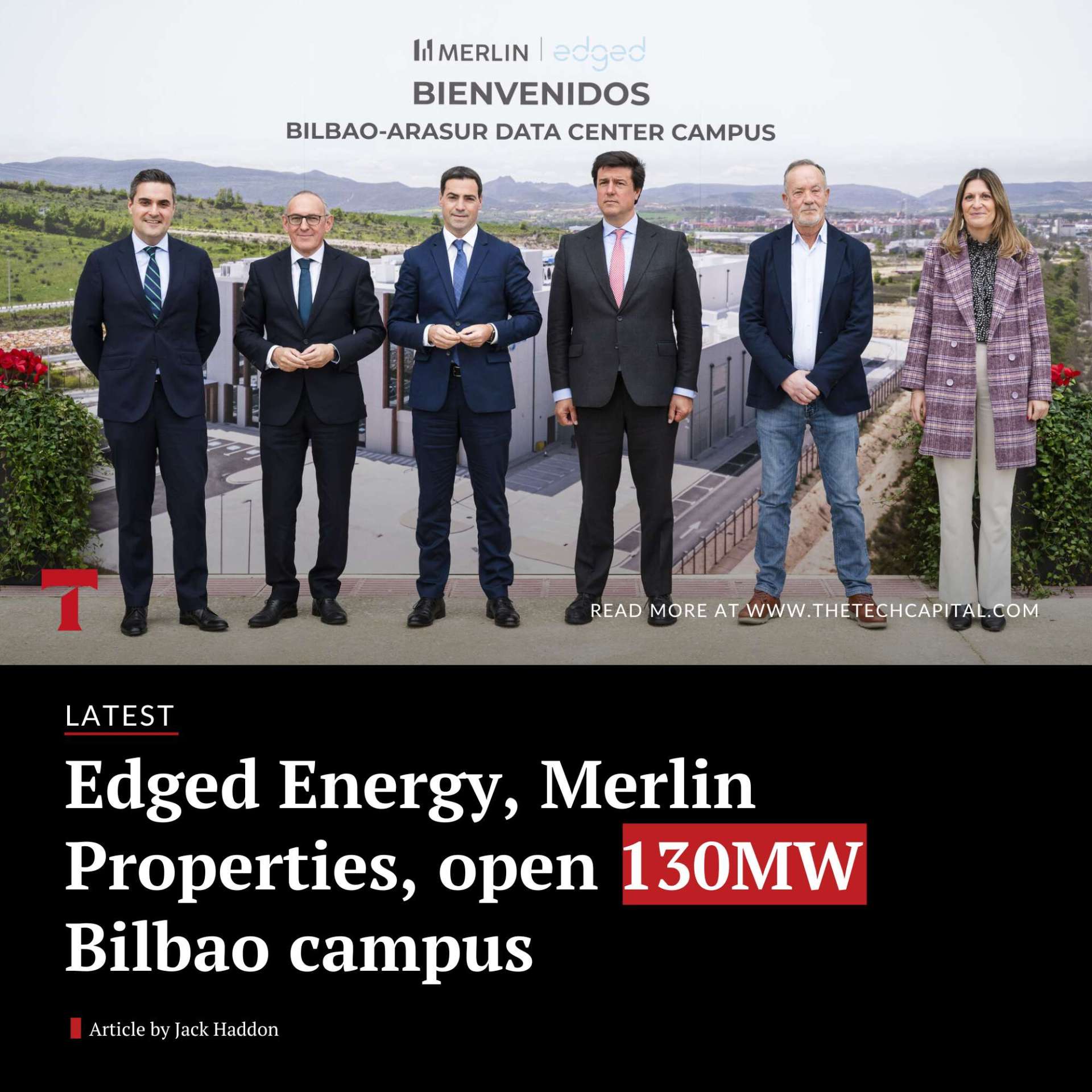Edged Energy, Merlin Properties, open 130MW Bilbao campus - The Tech ...