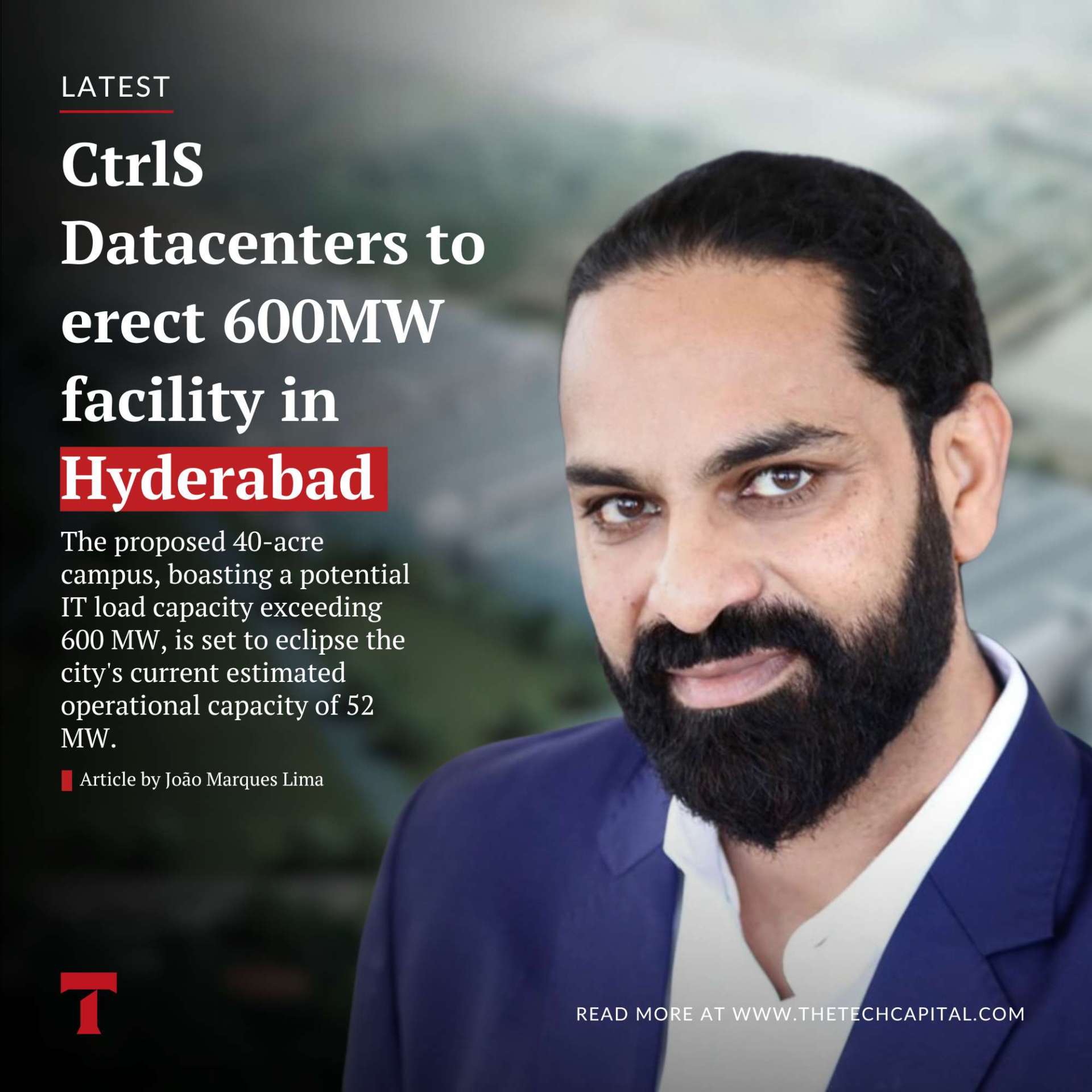 CtrlS Datacenters to erect 600MW facility in Hyderabad - The Tech Capital