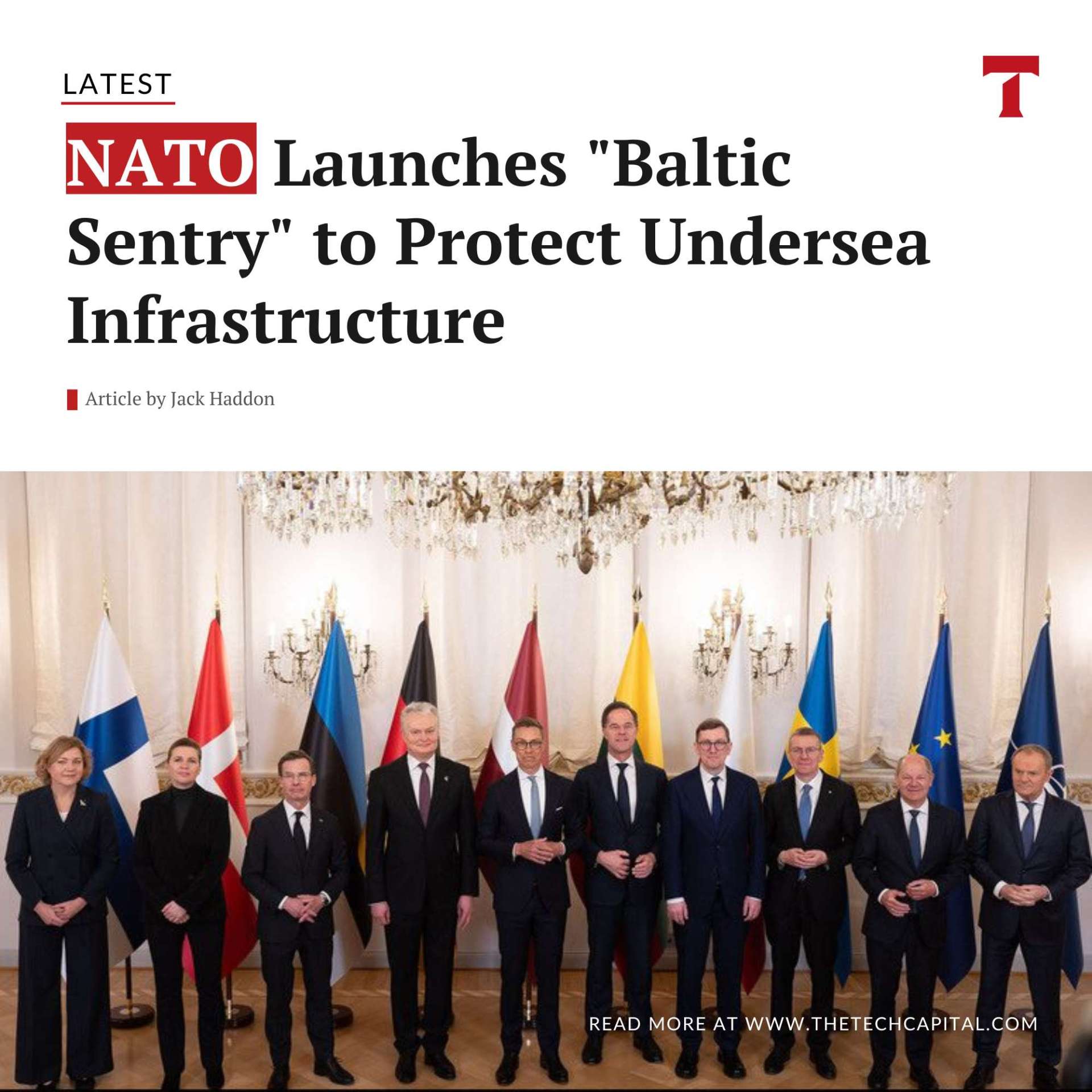 NATO Launches "Baltic Sentry" to Protect Undersea Infrastructure - The ...