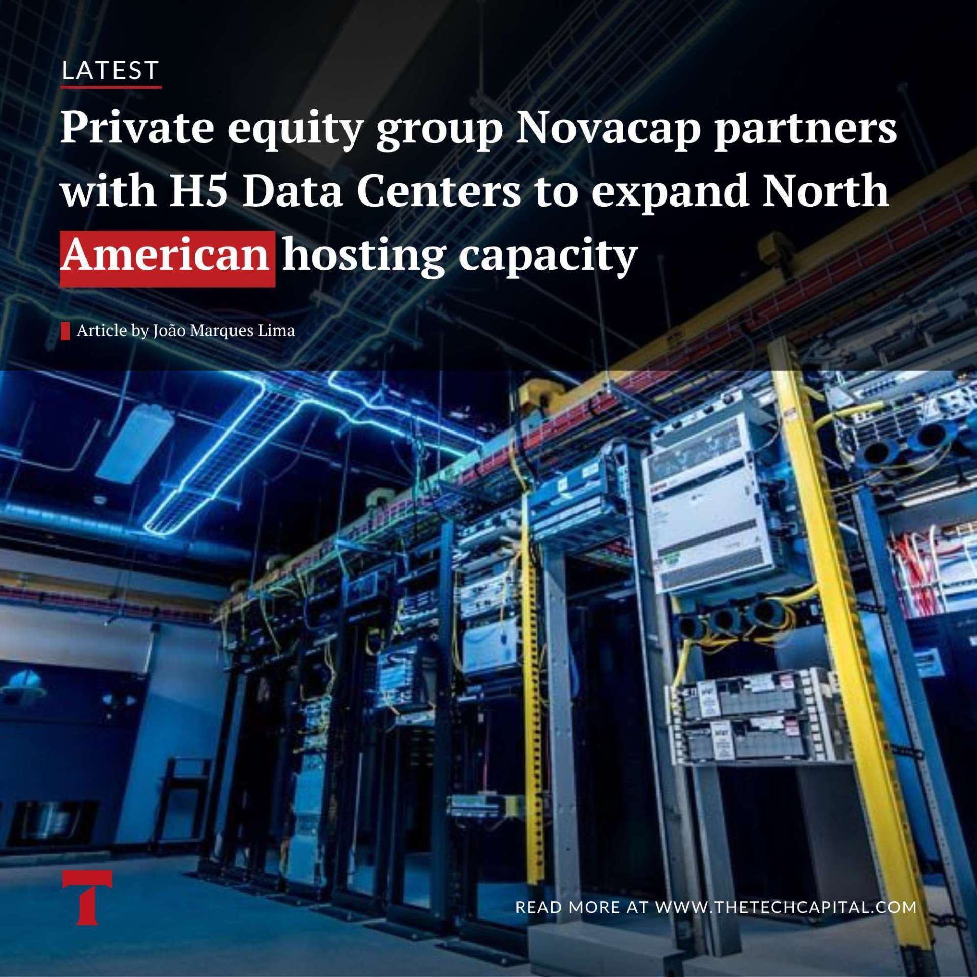 Private equity group Novacap partners with H5 Data Centers to expand ...