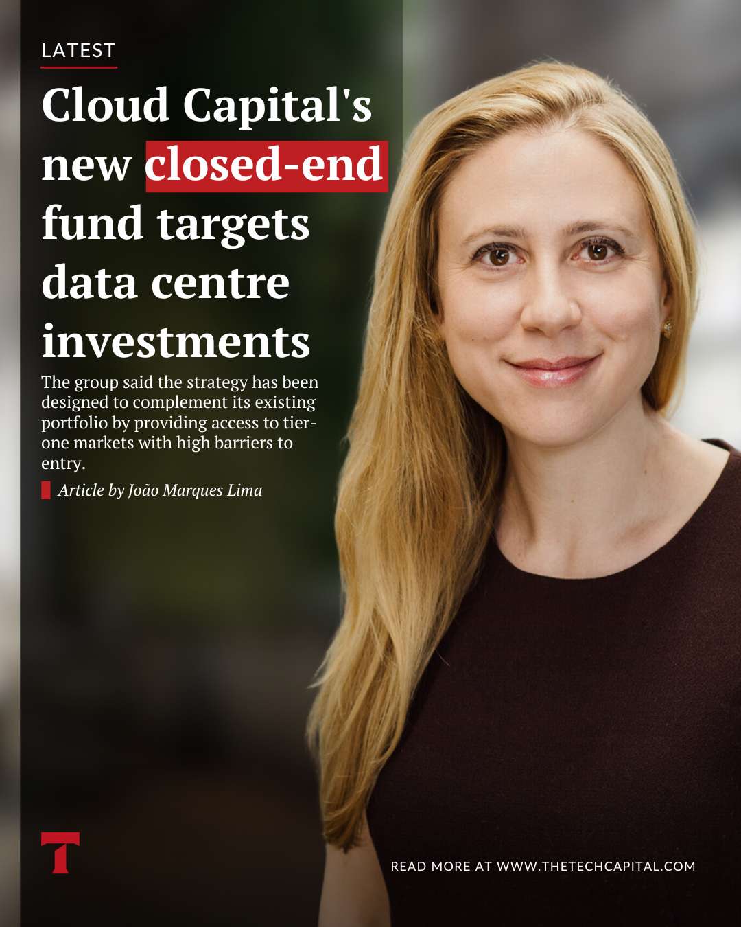 Cloud Capital's new closed-end fund targets data centre investments ...