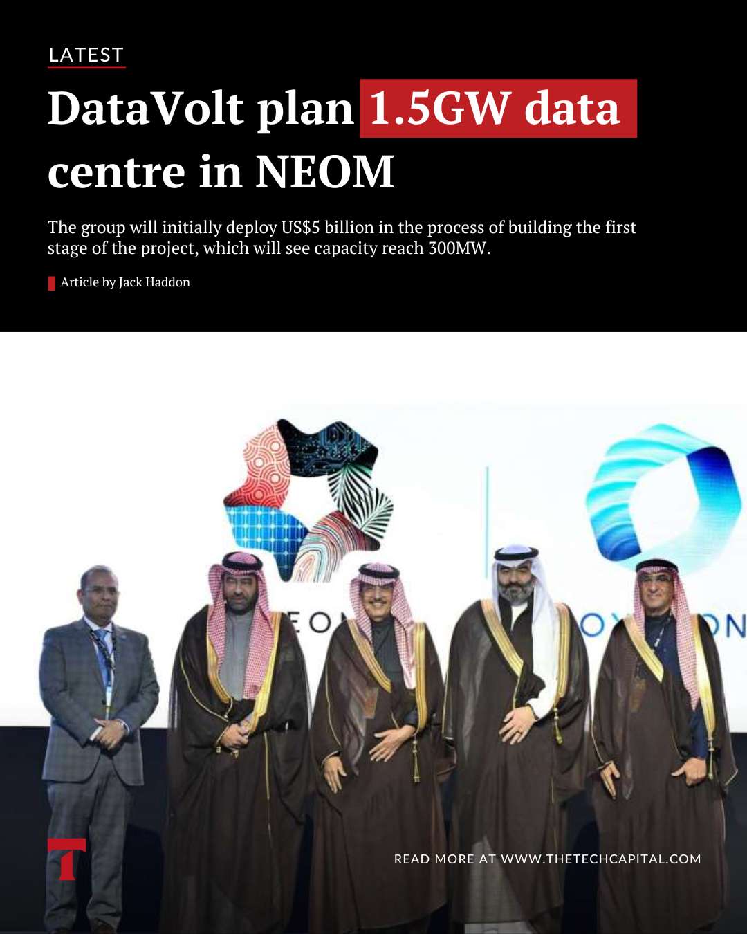 DataVolt plan 1.5GW data centre in NEOM - The Tech Capital