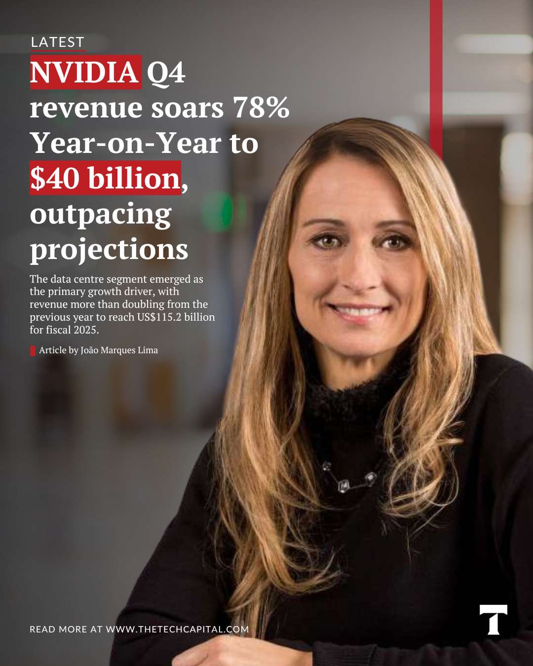 NVIDIA Q4 revenue soars 78% Year-on-Year to $40 billion, outpacing ...