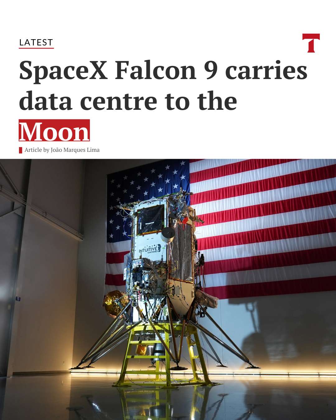 SpaceX Falcon 9 carries data centre to the Moon - The Tech Capital