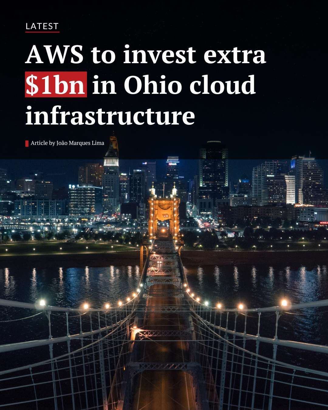 AWS to invest extra $1 billion in Ohio cloud infrastructure - The Tech ...