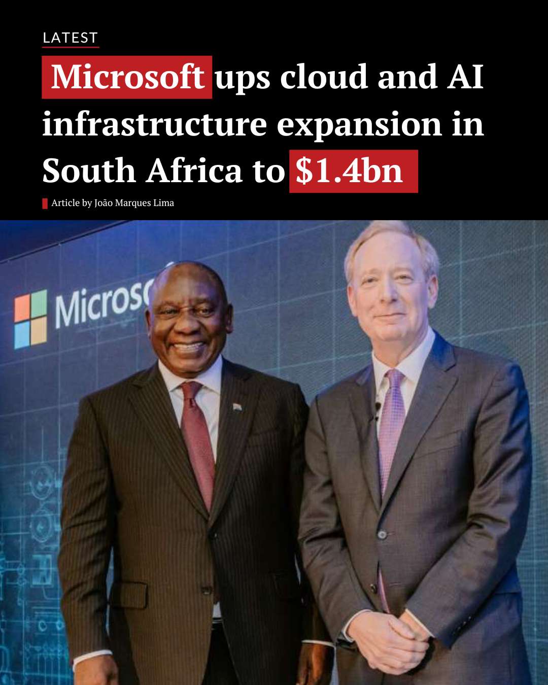 Microsoft ups cloud and AI infrastructure expansion in South Africa to ...