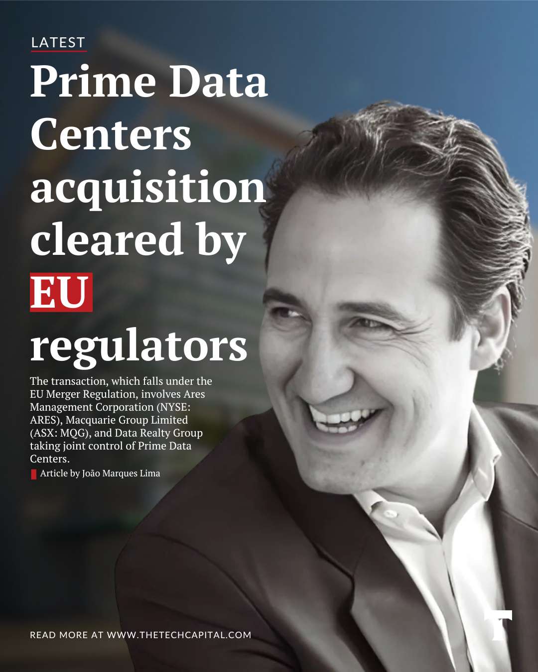 Prime Data Centers acquisition cleared by EU regulators - The Tech Capital