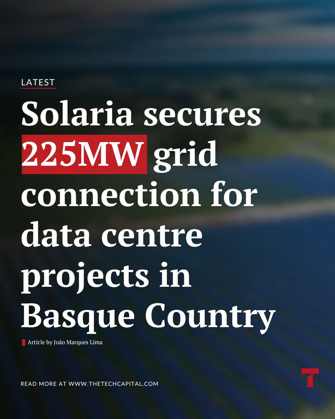 Solaria secures 225MW grid connection for data centre projects in ...
