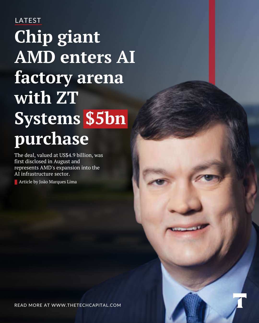 Chip giant AMD enters AI factory arena with ZT Systems $5bn purchase ...