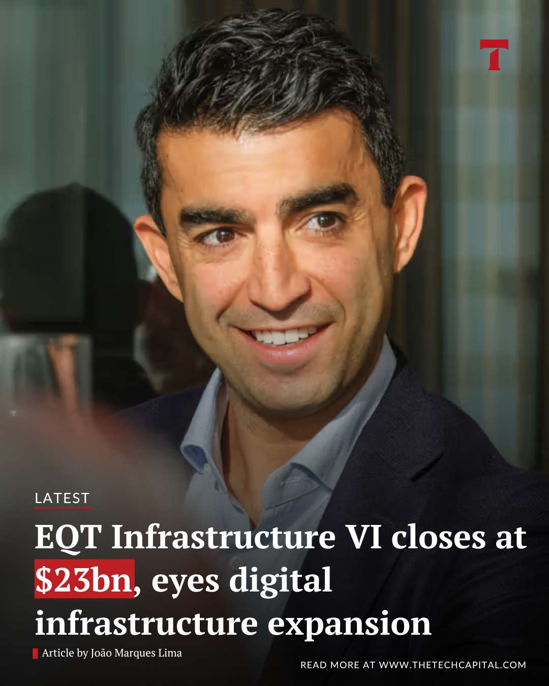 EQT Infrastructure VI closes at $23 billion, eyes digital ...