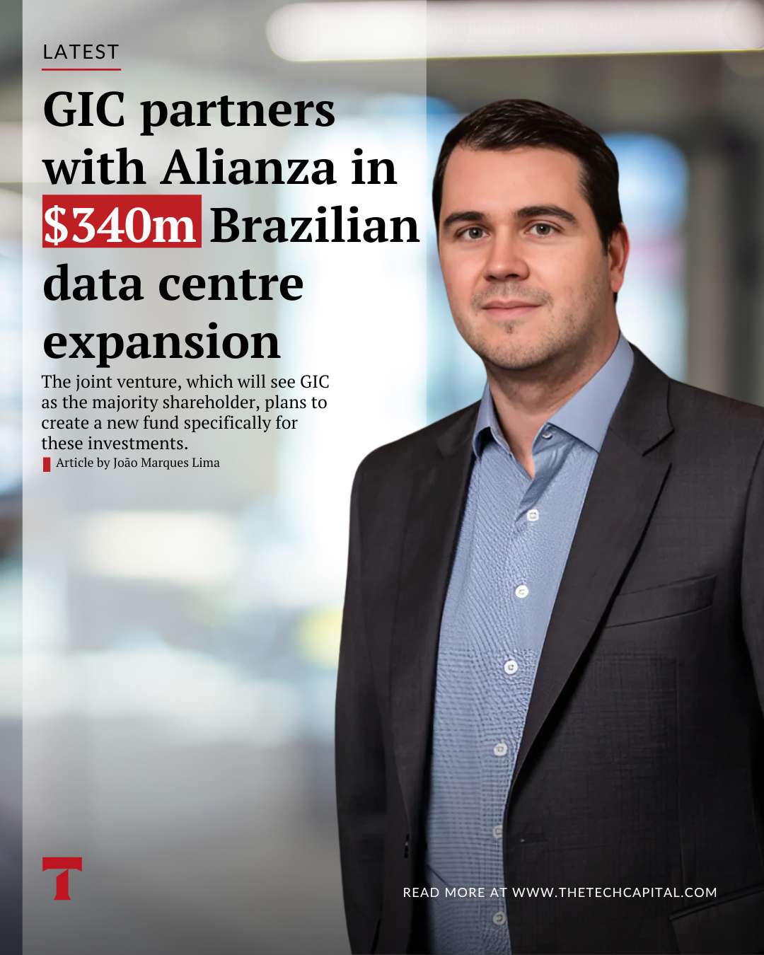 GIC partners with Alianza in $340 million Brazilian data centre ...
