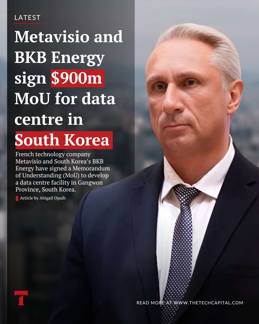 Metavisio and BKB Energy sign $900 million MoU for data centre in South ...