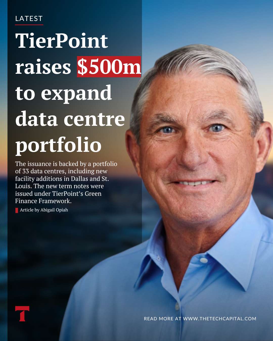 TierPoint raises $500 million to expand data centre portfolio - The ...