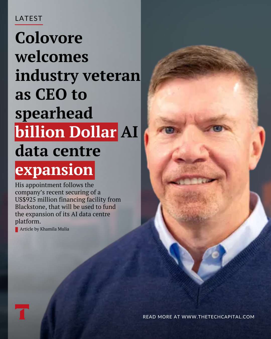 Colovore welcomes industry veteran as CEO to spearhead billion Dollar ...