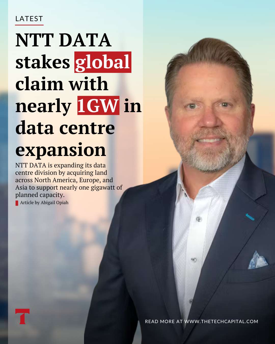 NTT DATA stakes global claim with nearly 1GW in data centre expansion ...