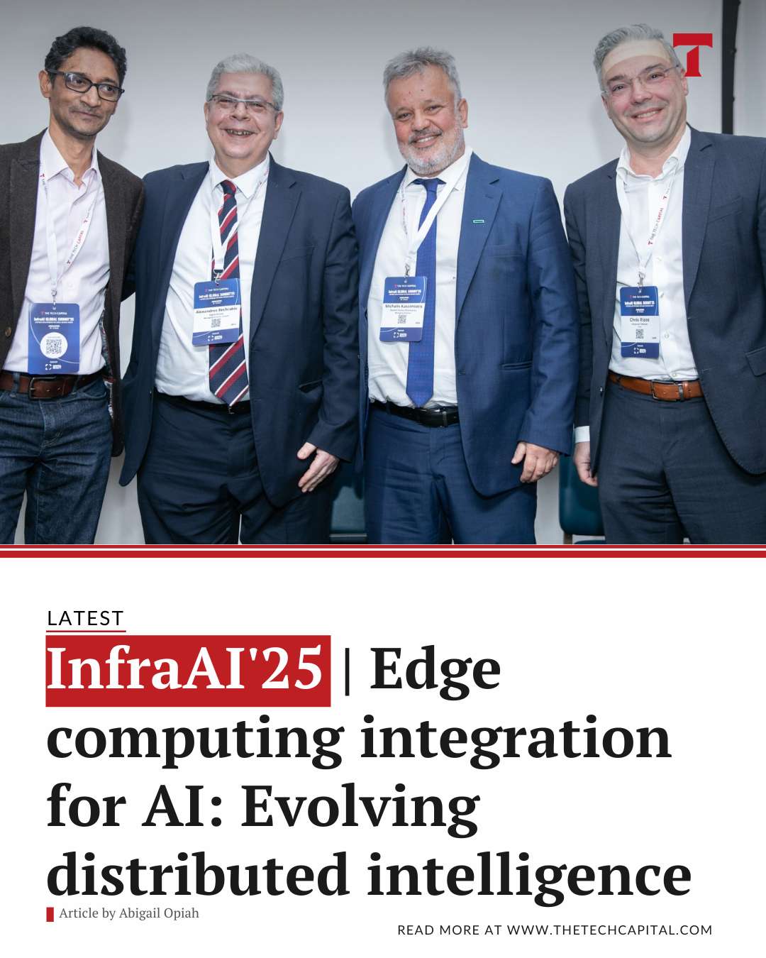 InfraAI'25 | Edge computing integration for AI: Evolving distributed intelligence - The Tech Capital