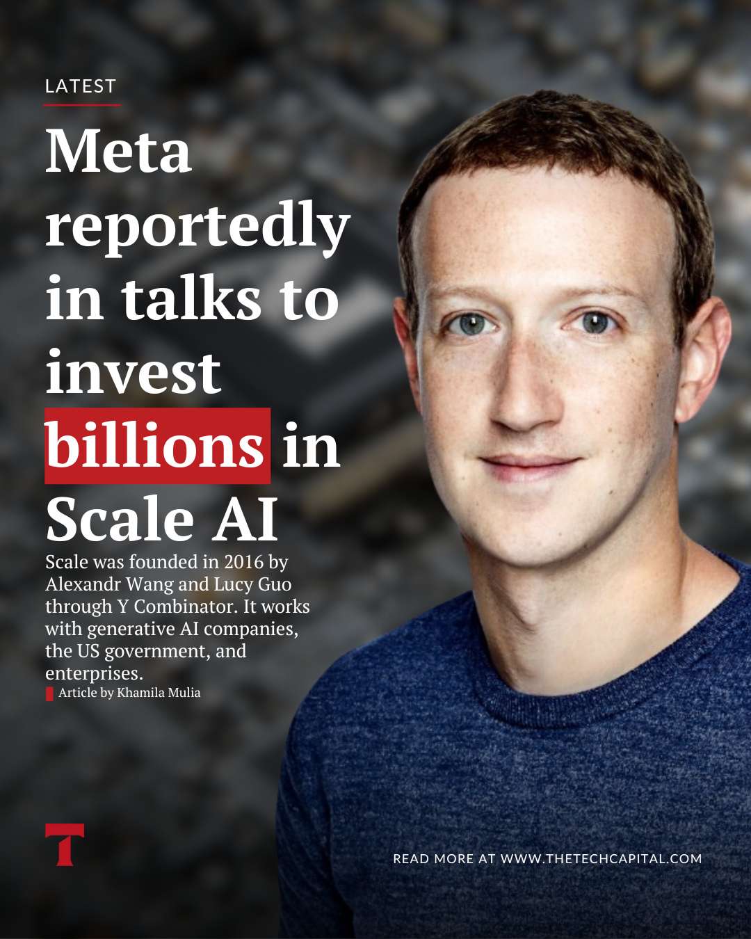 Meta reportedly in talks to invest billions in Scale AI - The Tech Capital