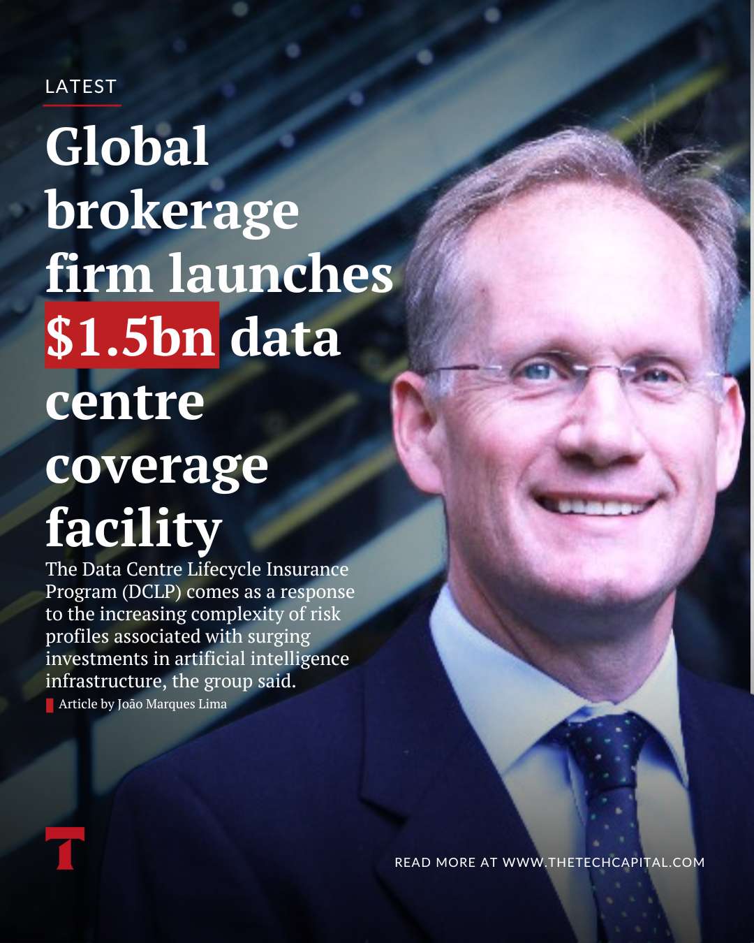 Global brokerage firm launches $1.5 billion data centre coverage ...