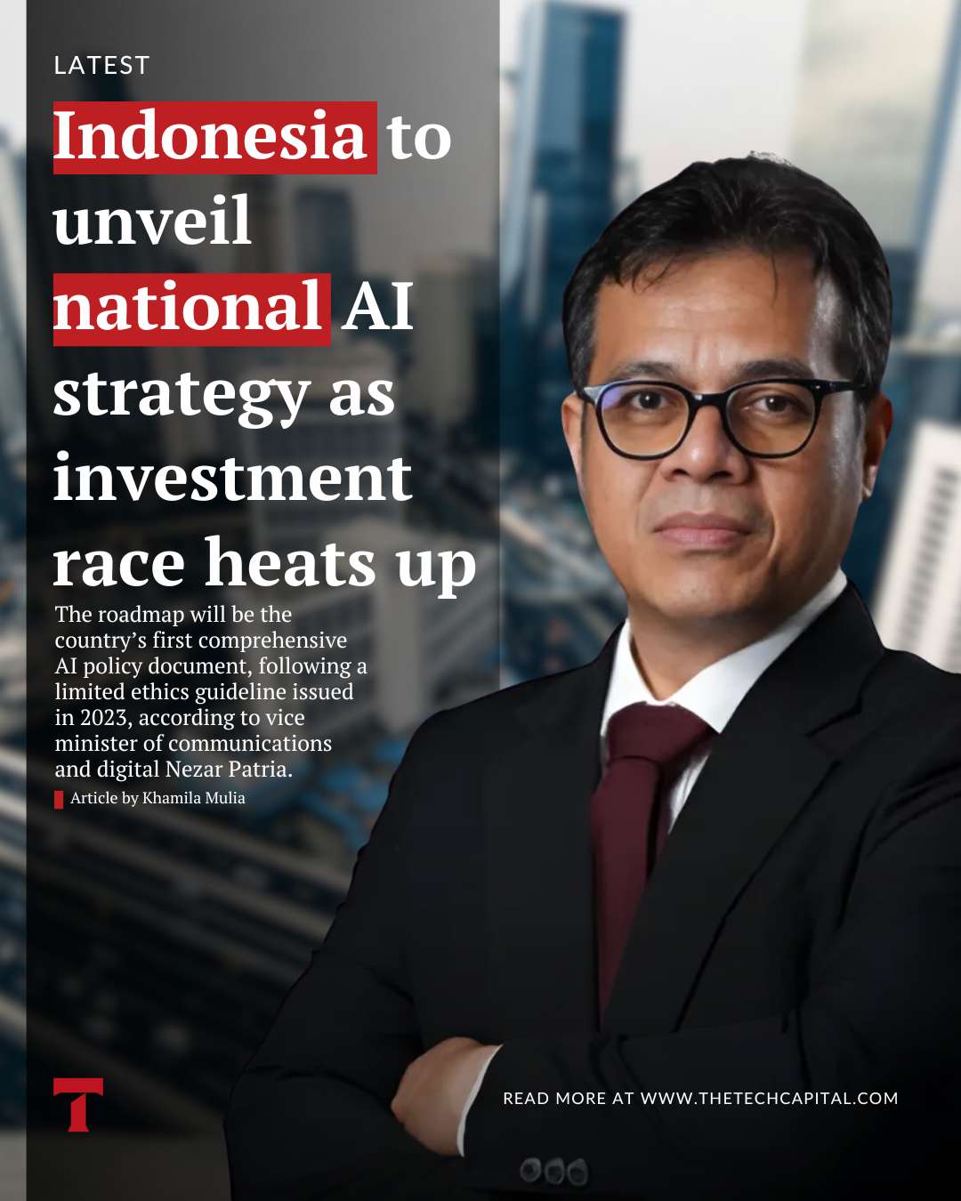 Indonesia to unveil national AI strategy as investment race heats up ...