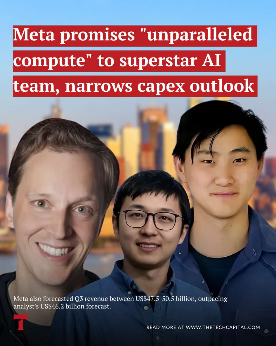 Meta promises "unparalleled compute" to superstar AI team, narrows capex outlook - The Tech Capital